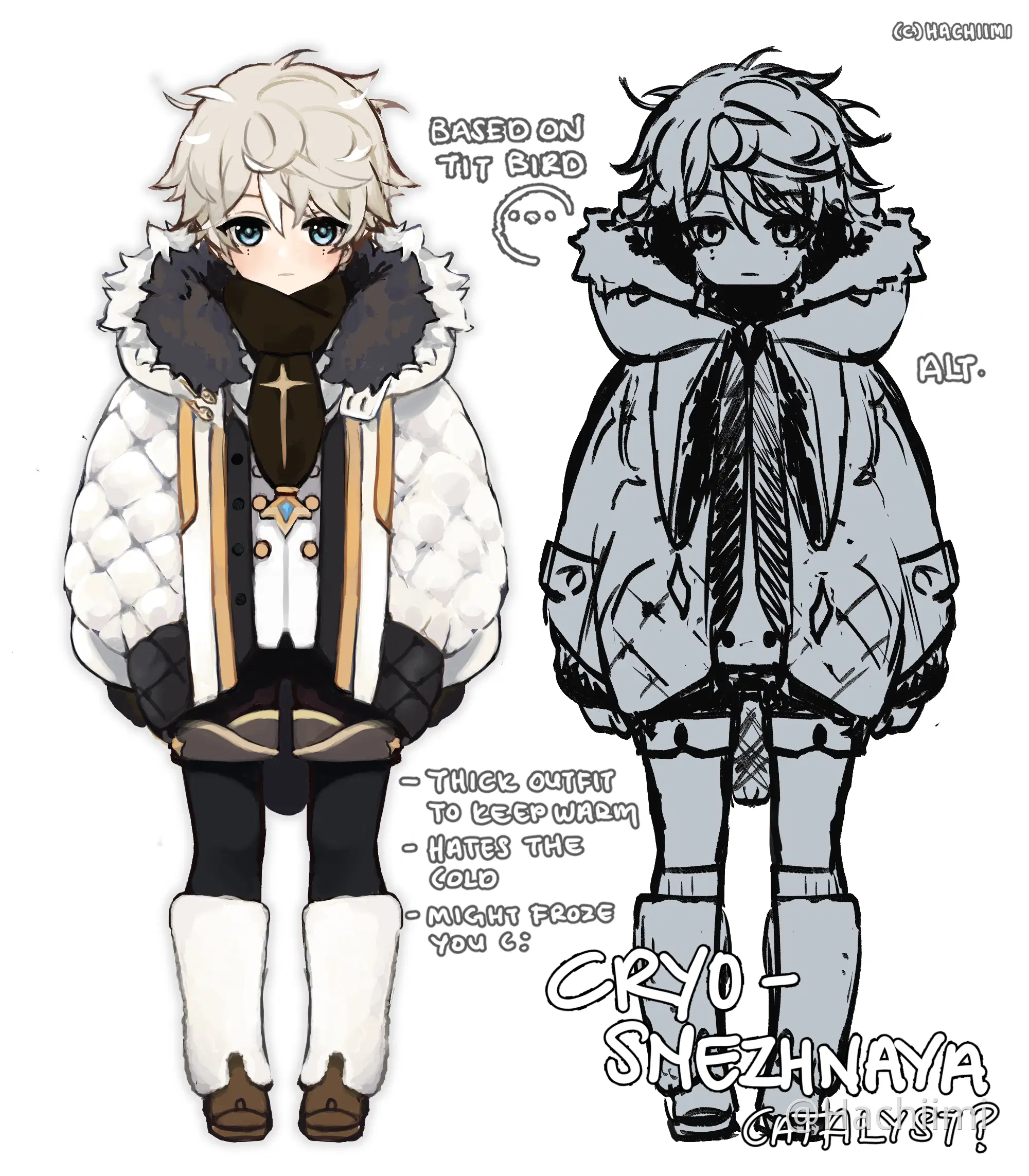 [GenshinImpact OC] Cryo Catalyst - Mishka/Misha Genshin Impact | HoYoLAB