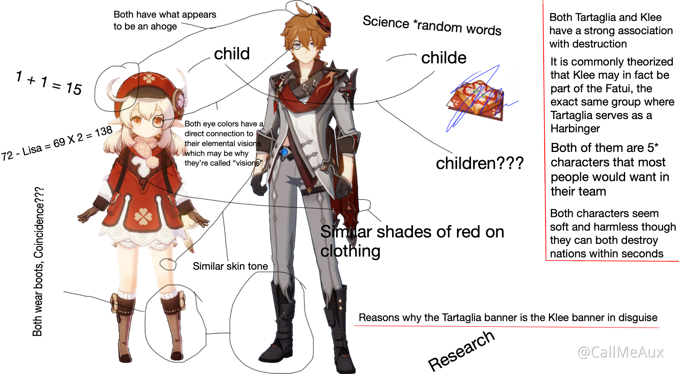 Klee banner and Tartaglia/Childe banner... Genshin Impact | HoYoLAB