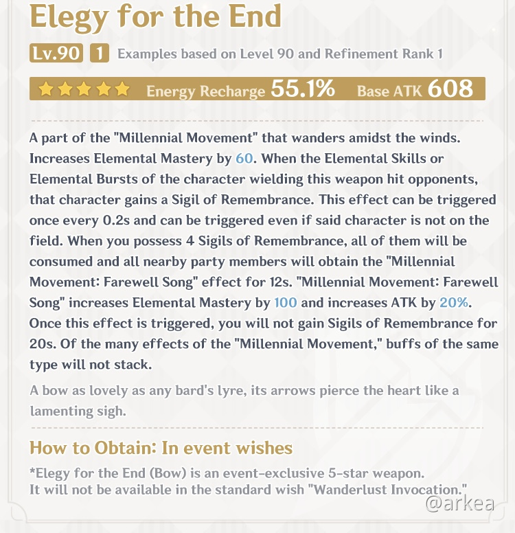 This is probably the longest weapon passive description in the game ...