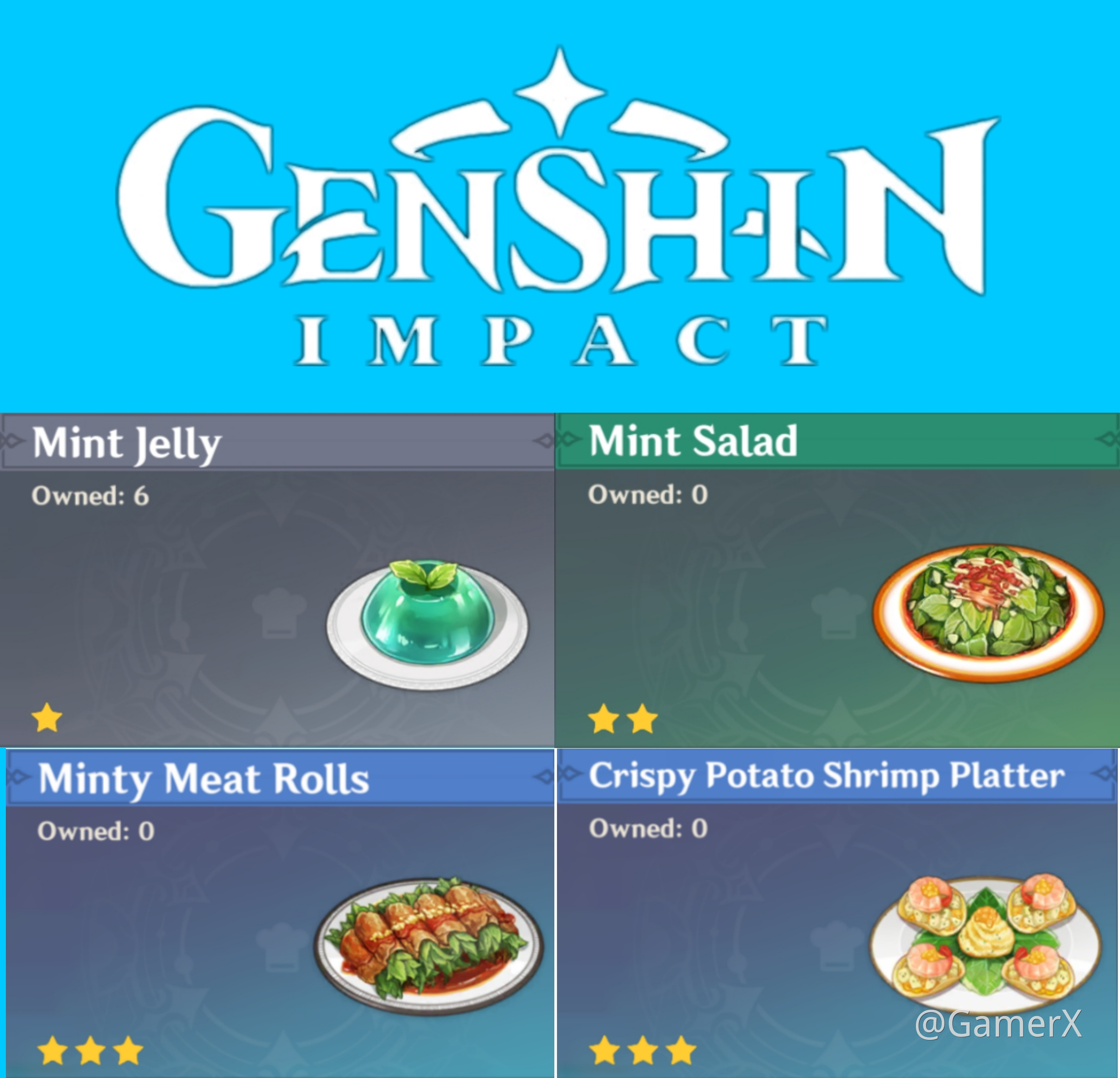 [V1.4 Guide] - Genshin Impact V1.4 New Food Recipes Genshin Impact ...