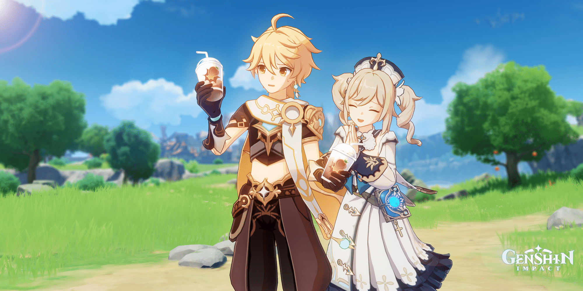 All Barbara Hangout pics [ With Aether ] ️🖤 ️🖤 Genshin Impact | HoYoLAB