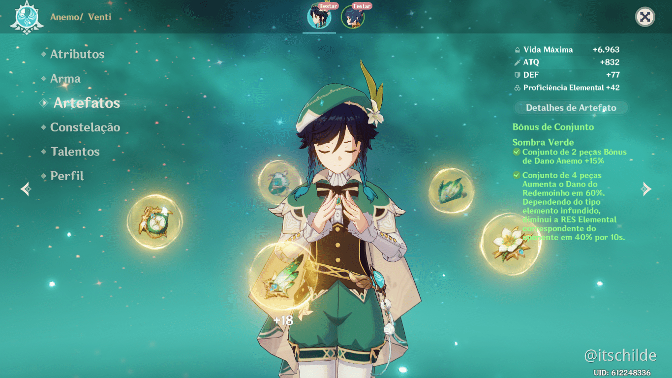 Guia da build para o Venti [Guia V1.4] Genshin Impact | HoYoLAB