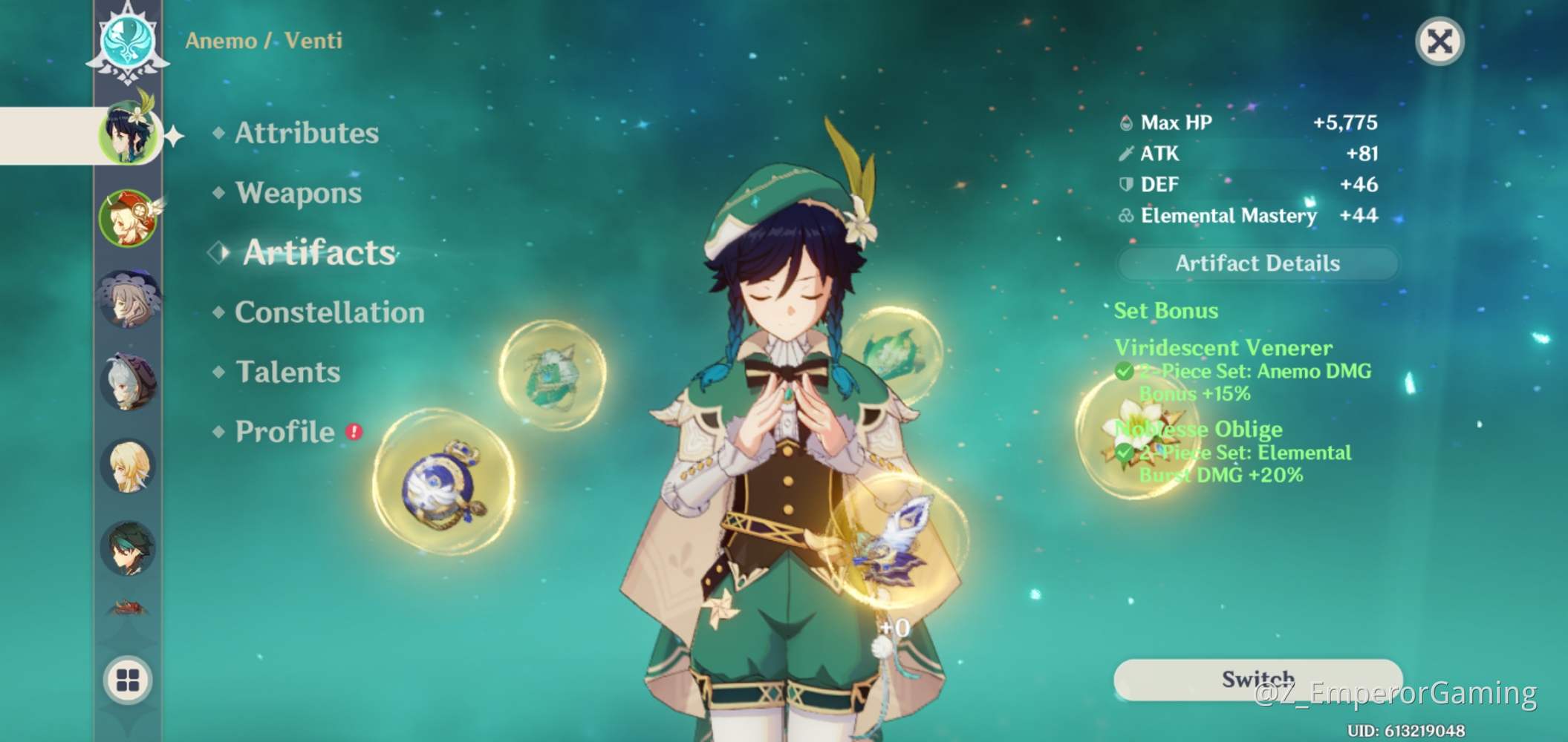 [V1.4 Guide] Ultimate Character Guide for Max Power Venti ! Genshin ...