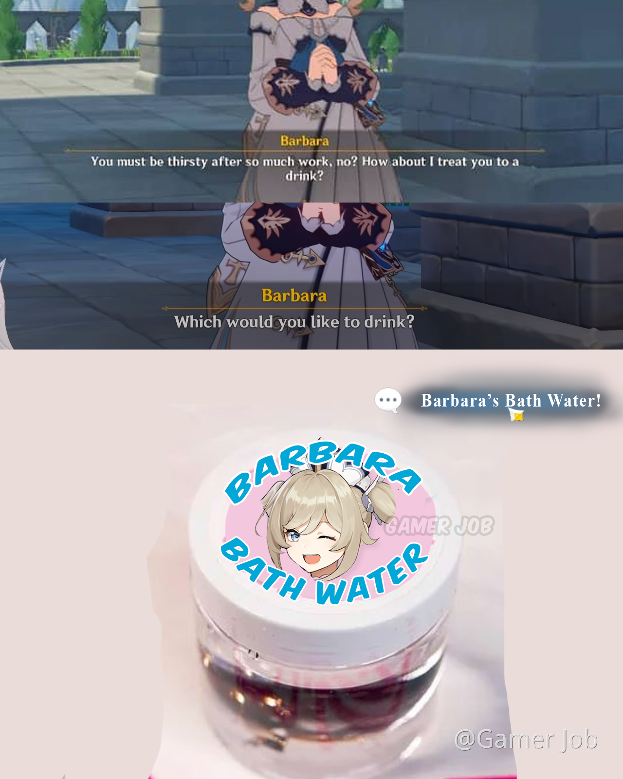 [Meme] Barbara's Bath Water Genshin Impact | HoYoLAB
