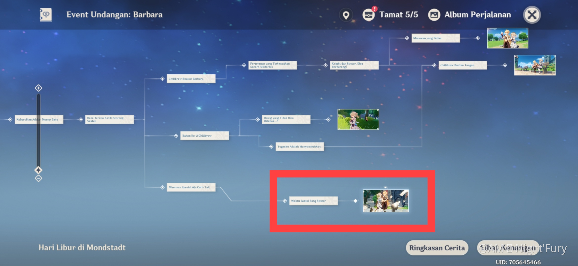 Secret Achievement In Barbara Story Quest Genshin Impact | HoYoLAB