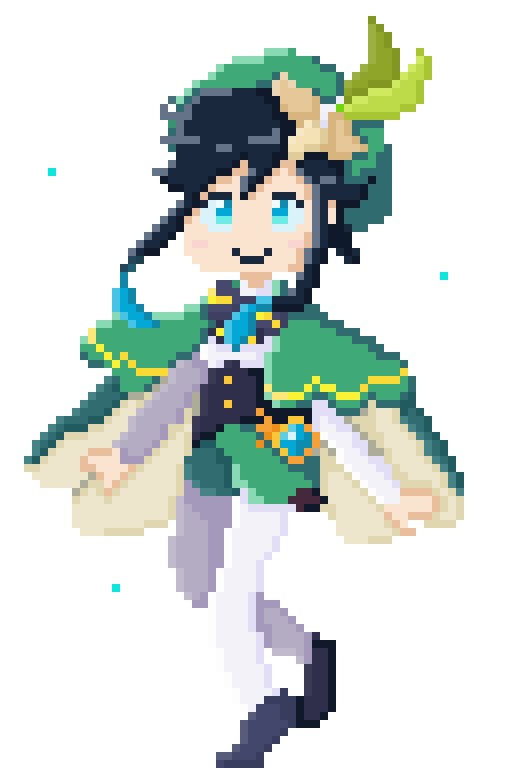 Pixelart Venti Genshin Impact | HoYoLAB