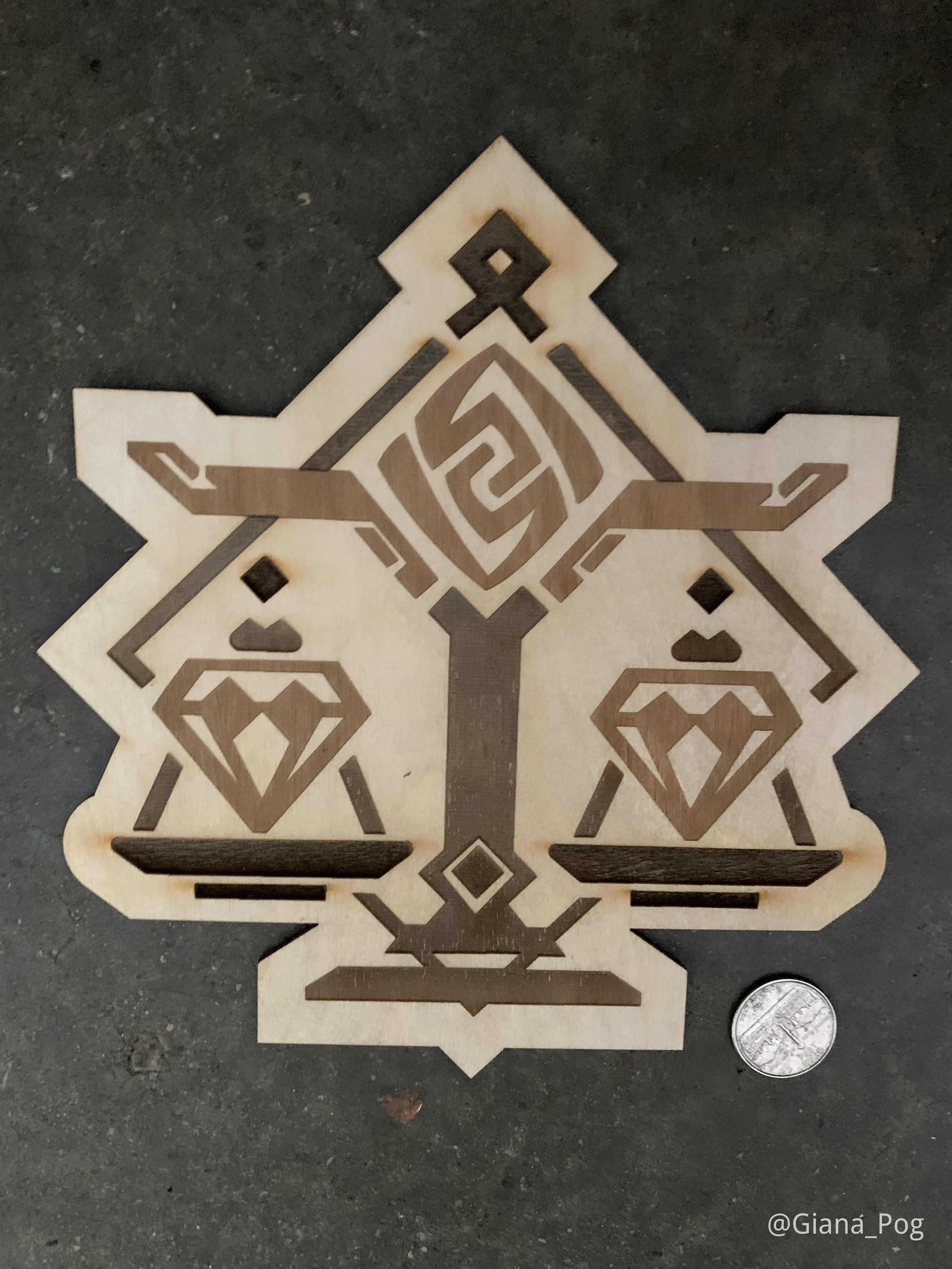 Some Laser cut emblems i made, these arent the final product though ...