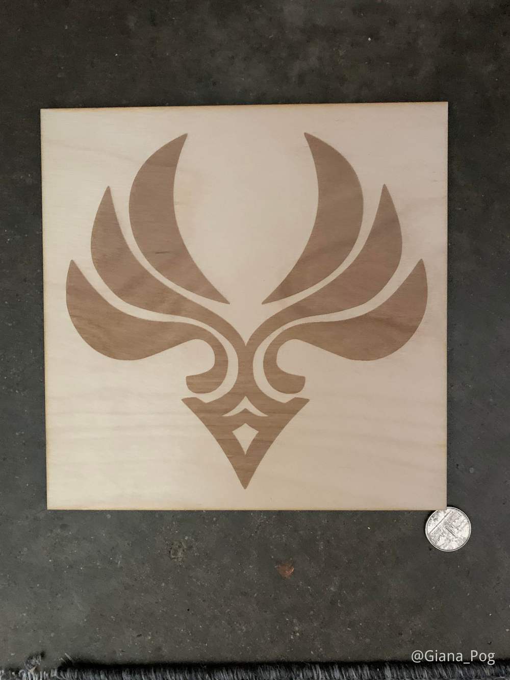 Some Laser cut emblems i made, these arent the final product though ...