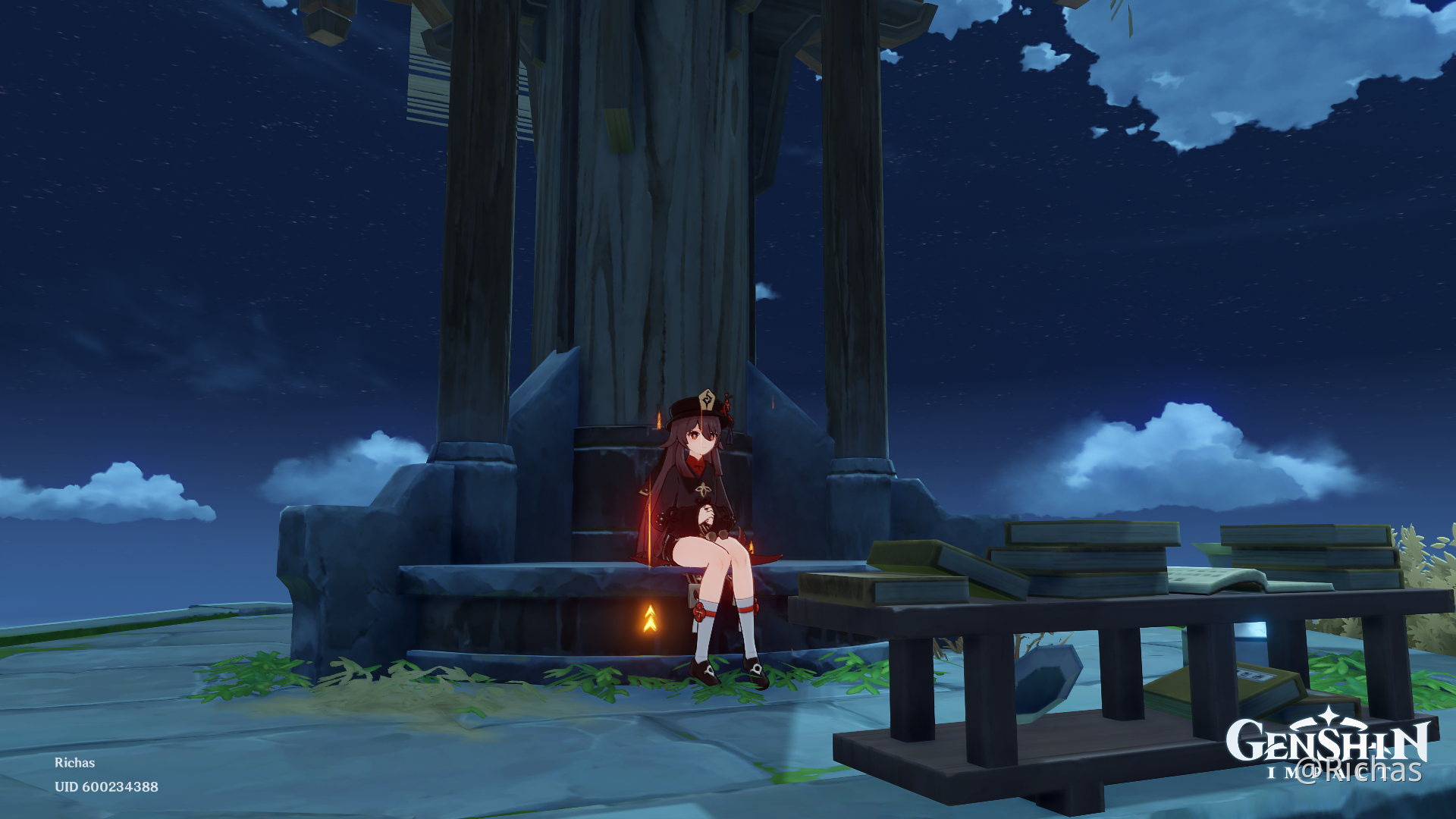 The Demolisher of the Pyro and her charming style !! Genshin Impact ...