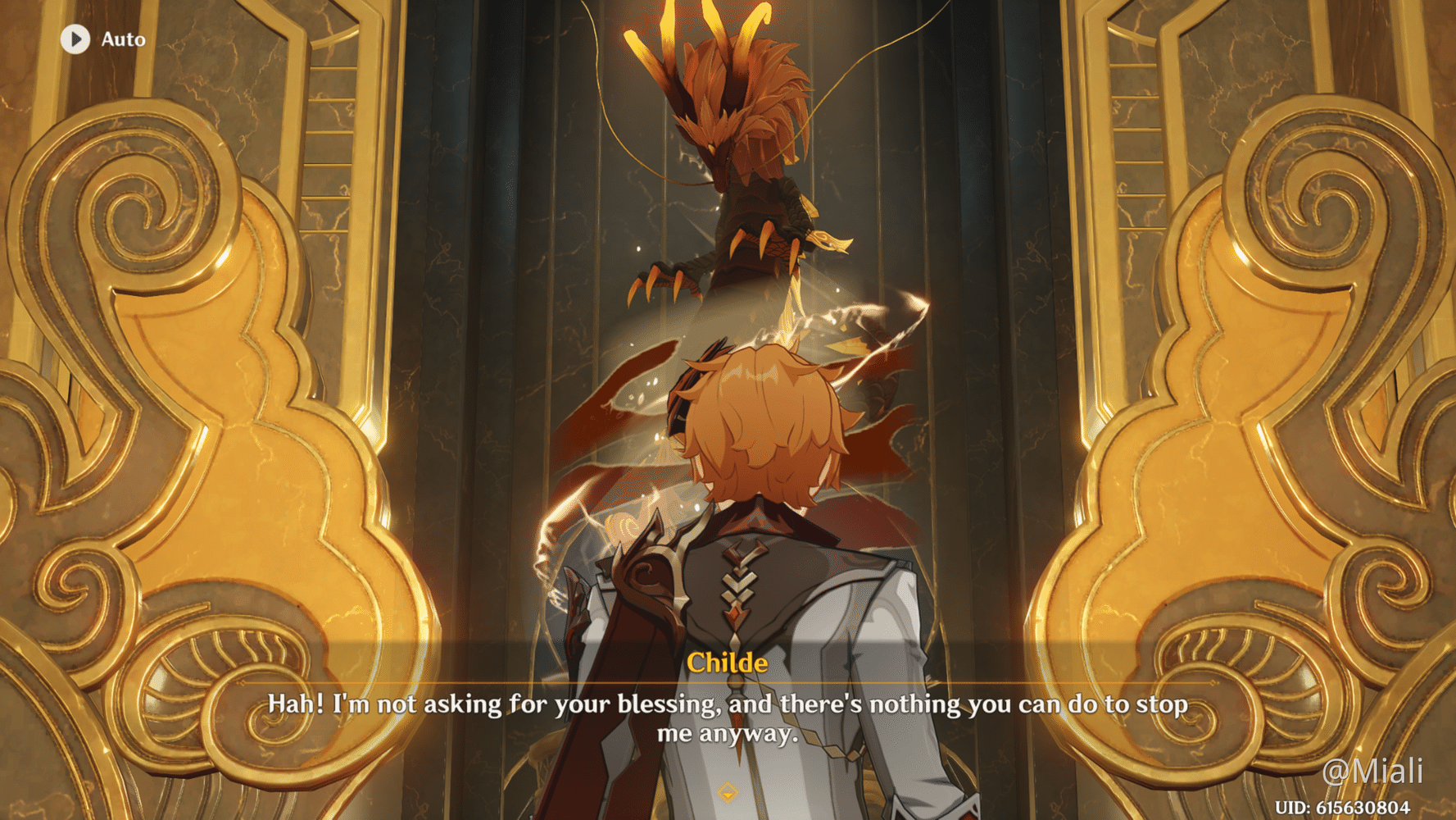 Just thinking how cool it would be if Zhongli used his dragon form ...