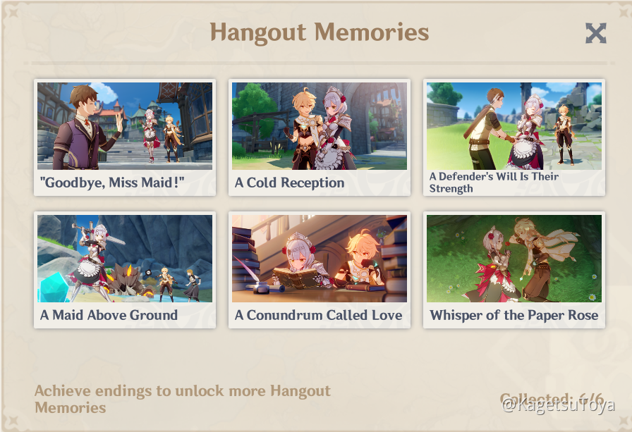 [V1.4 Guide]Hangout with Noelle - all branching options. Genshin Impact ...