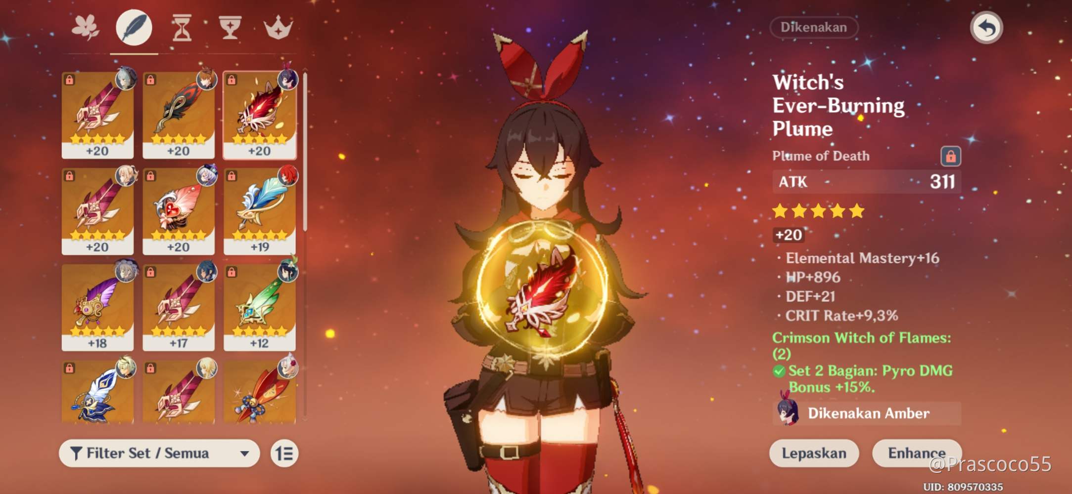 Question about Artifacts for Amber and stuff Genshin Impact | HoYoLAB