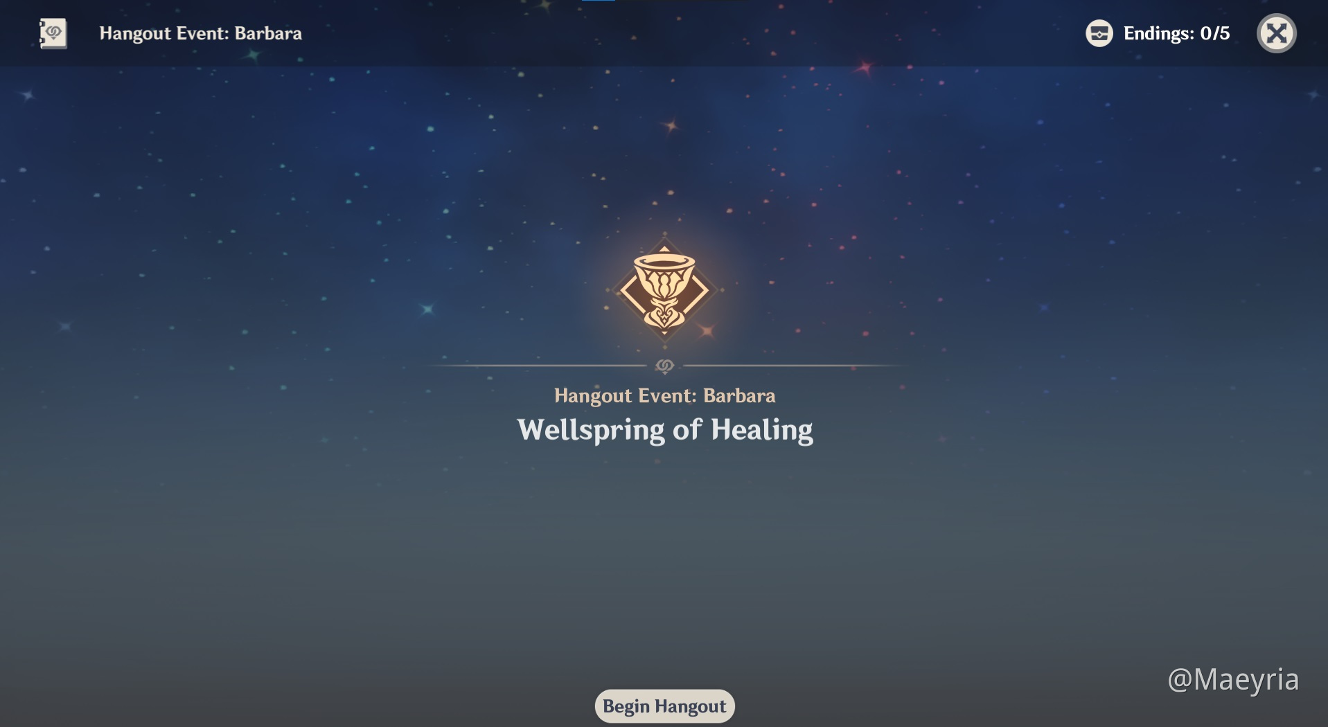 [V1.4 Guide][Hangout] Barbara Visual Walkthrough Genshin Impact | HoYoLAB