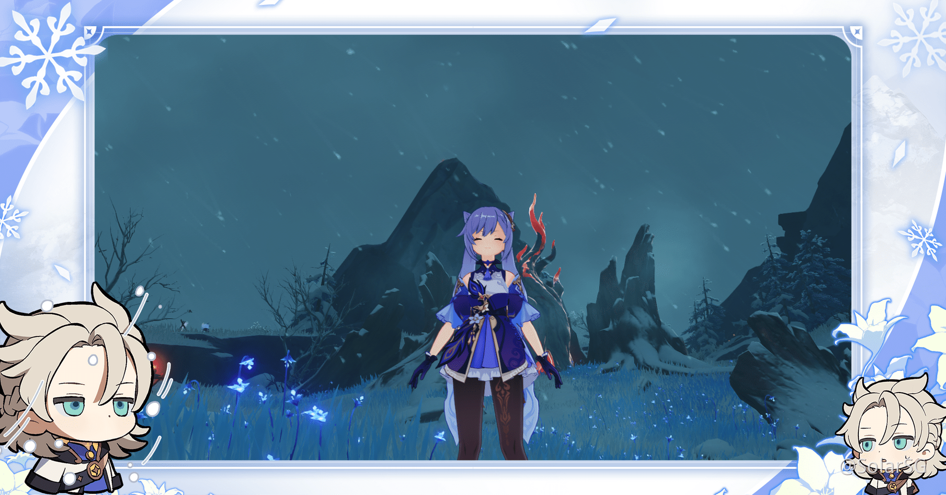 The Two Photos that Cyrus used as the Recruiting Material Genshin ...