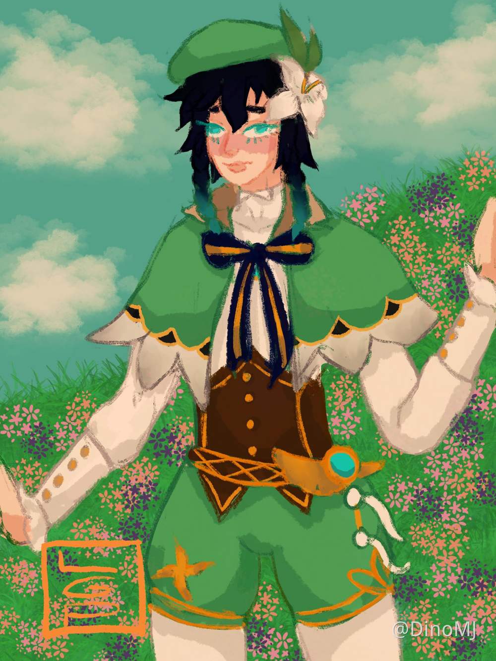 Venti drawing! | Genshin Impact | HoYoLAB