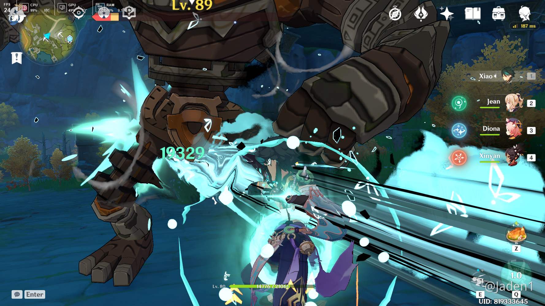 [V1.4 Guide] Xiao Elemental Burst Max DMG Tech Display Genshin Impact ...