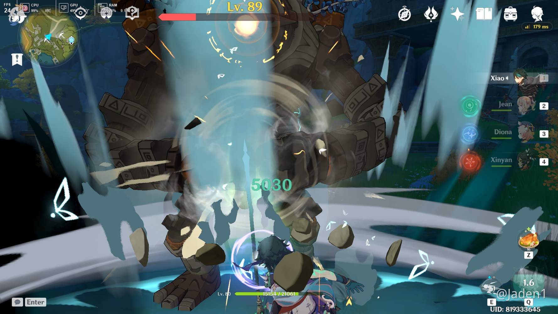 [V1.4 Guide] Xiao Elemental Burst Max DMG Tech Display Genshin Impact ...