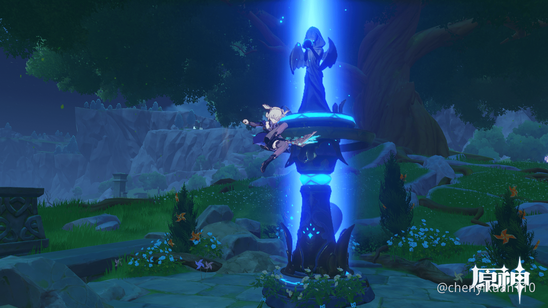 Every Mondstadt Character that I have, picture with the Anemo God ...