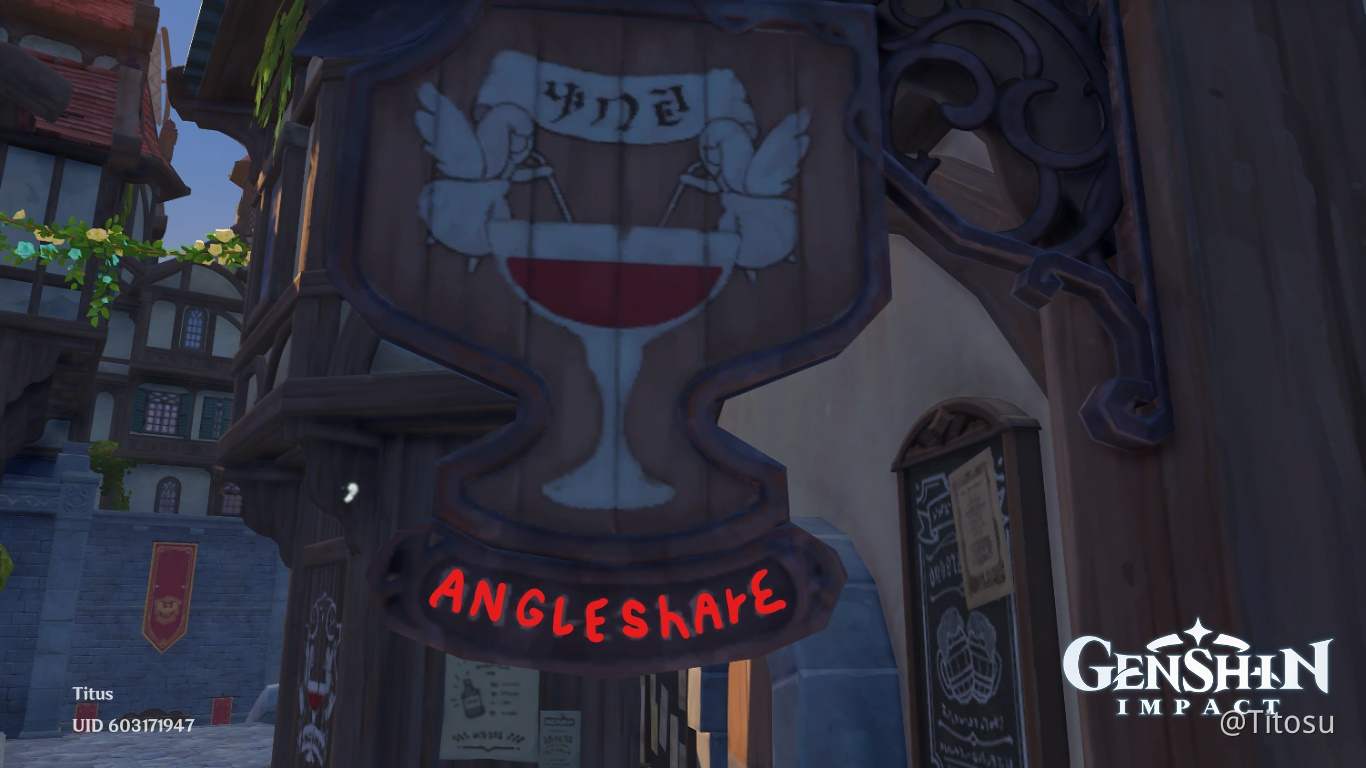 Diluc's Angel's Share is actually ANGLE SHARE? Genshin Impact | HoYoLAB