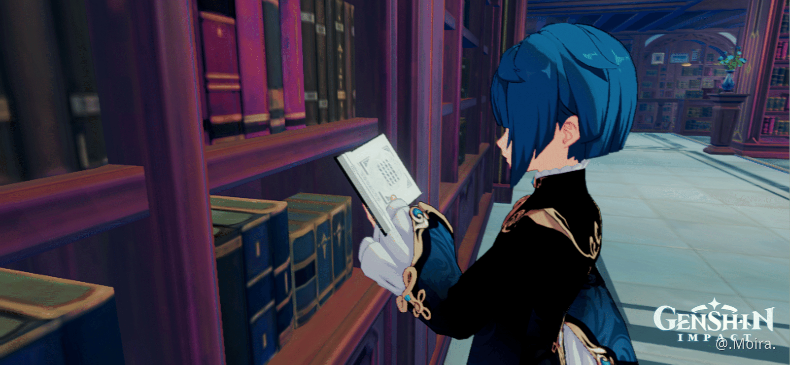 Visit to the Mondstadt Library | Genshin Impact | HoYoLAB