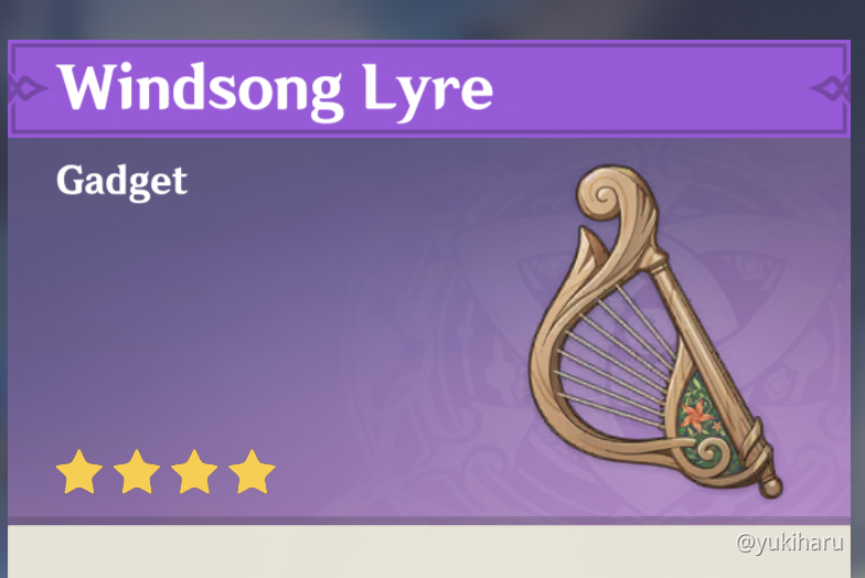 Windsong Lyre! (joke) Genshin Impact | HoYoLAB