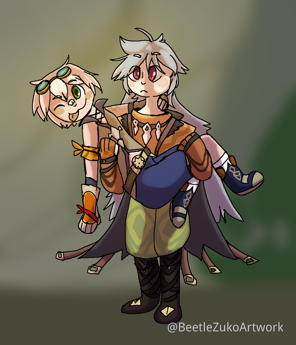 Razor and bennet Genshin Impact | HoYoLAB