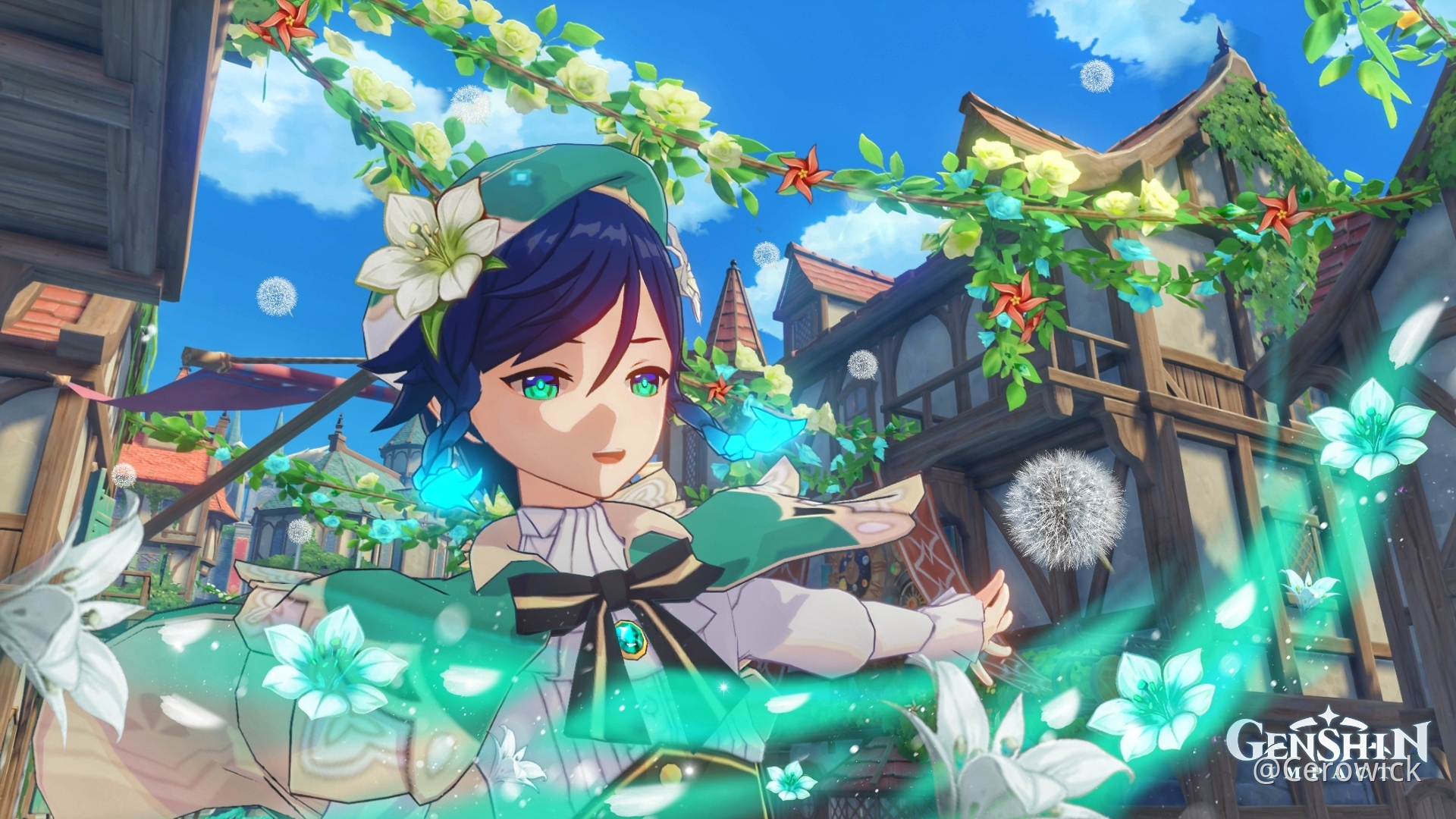 Venti in the Windblume Festival Genshin Impact | HoYoLAB