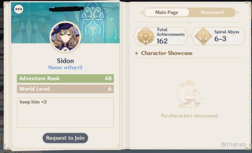 matching profiles Genshin Impact | HoYoLAB