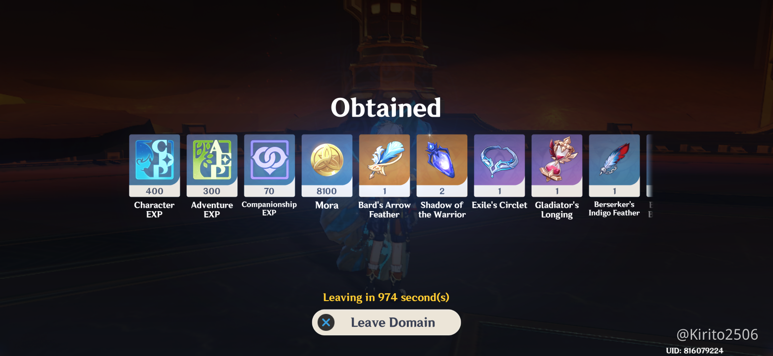When you use xiao and got shadow of the worrior every week. Genshin ...