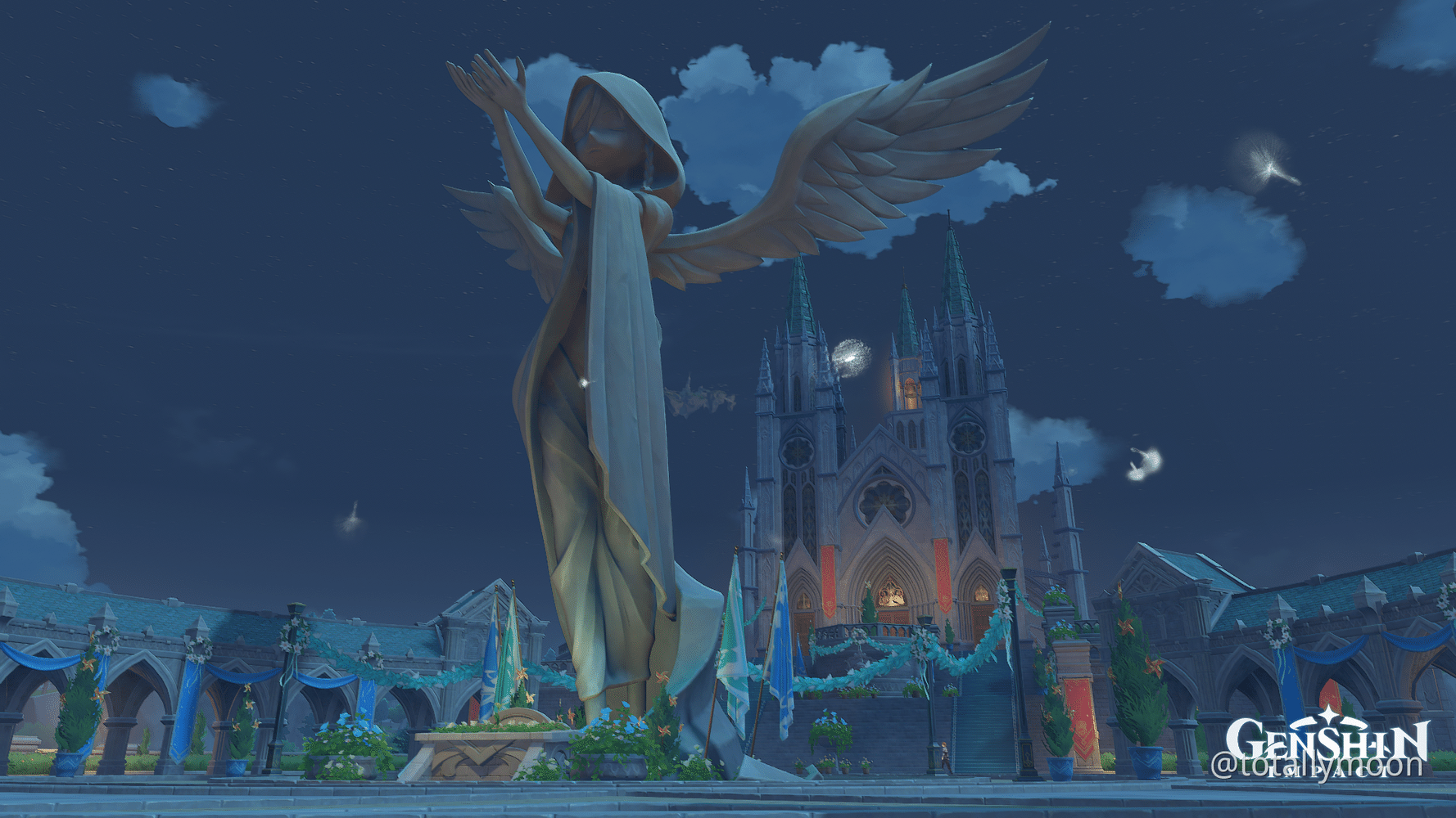 Windblume: Cathedral and Anemo Archon Statue Genshin Impact | HoYoLAB