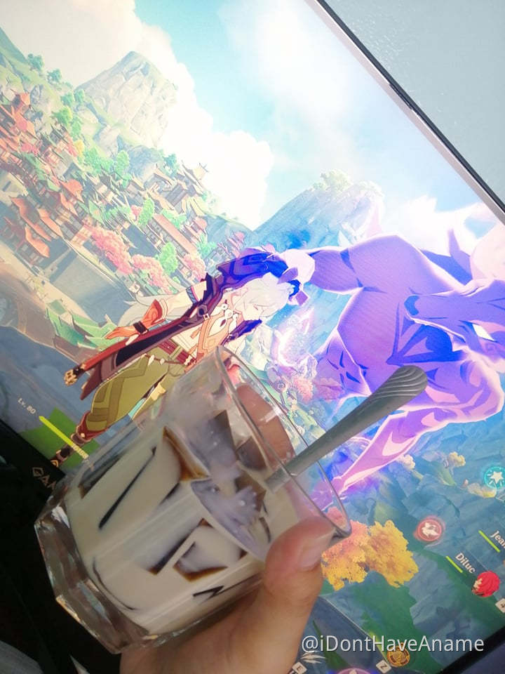 Coffee Jelly with my Razor