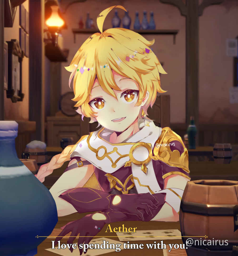 Aether Hangout Genshin Impact | HoYoLAB
