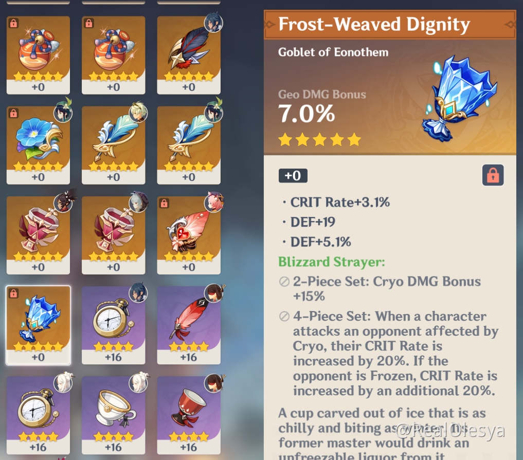 double-element artifacts Genshin Impact | HoYoLAB