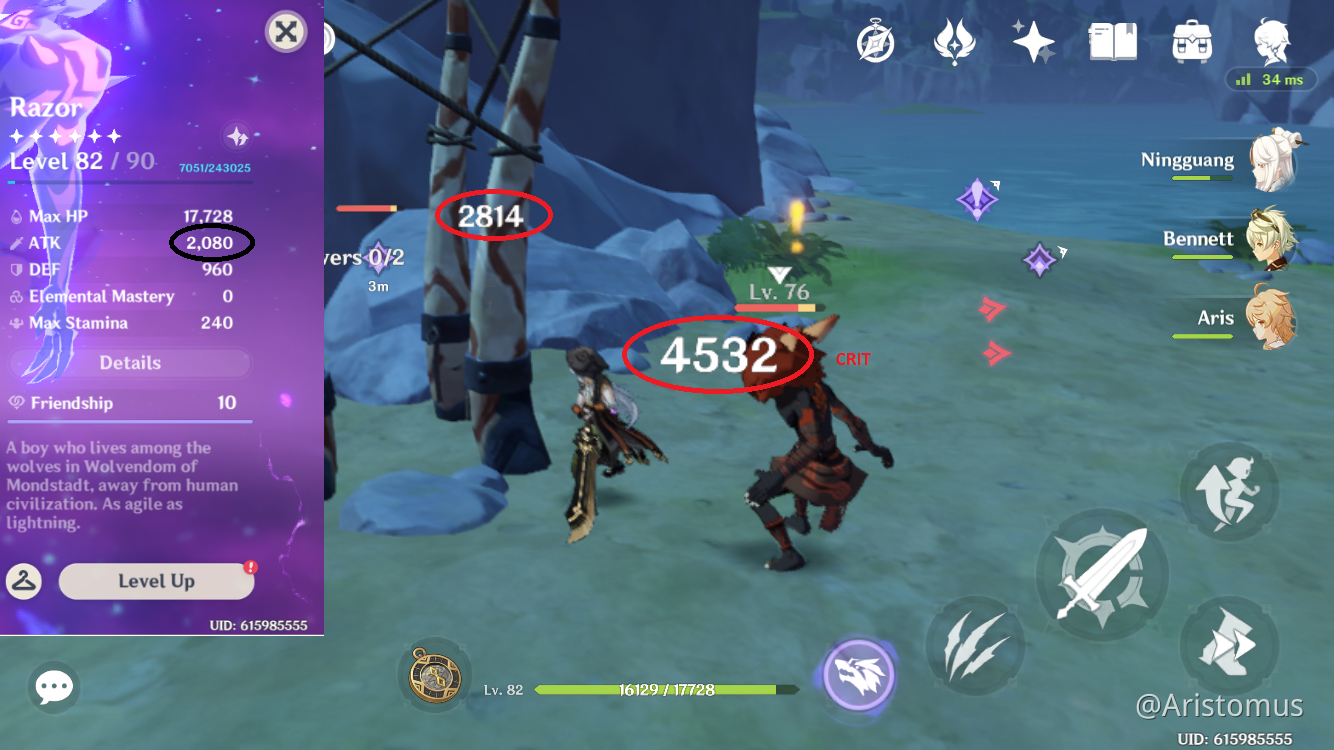 Help with Damage Output and understanding stats Genshin Impact | HoYoLAB