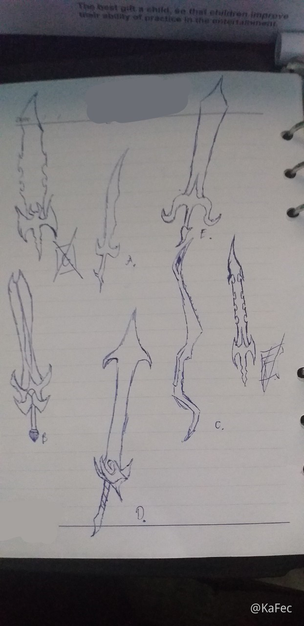 just a few Claymore ideas I wish were real in the game Genshin Impact ...