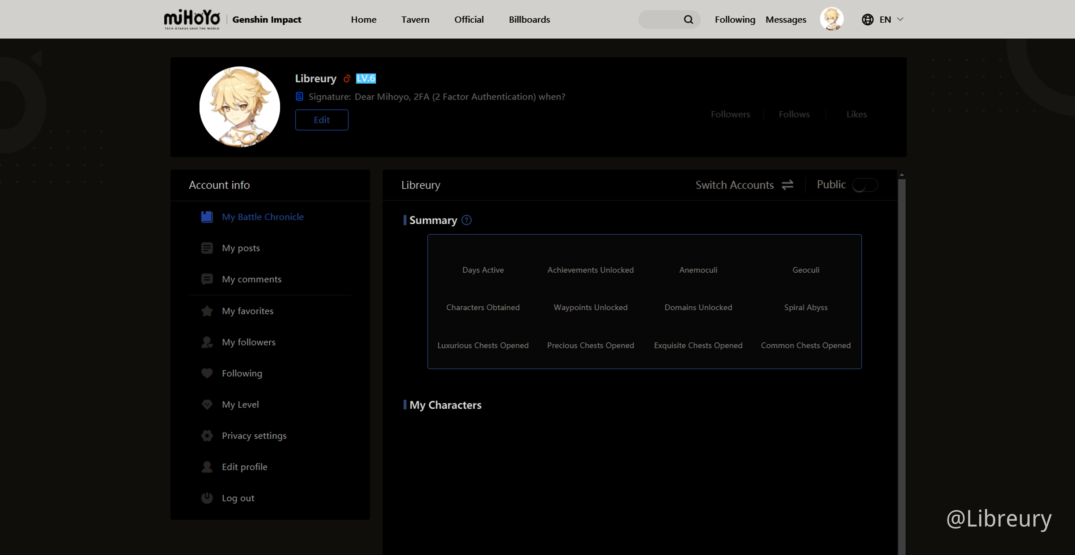Hoyolab Dark Mode Theme Feature [Website Optional Background Settings ...