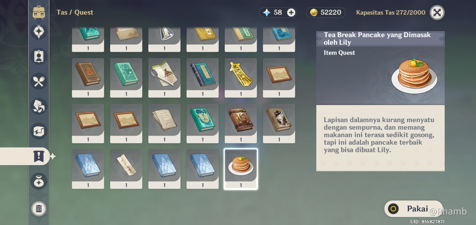 Ada apa dengan makanan Ini Genshin Impact | HoYoLAB