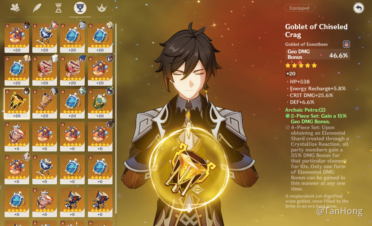 Backup Zhongli (Nuker) Genshin Impact | HoYoLAB