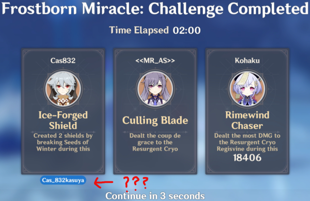 Quick question: Usernames, Nicknames and.. a third name? Genshin Impact ...