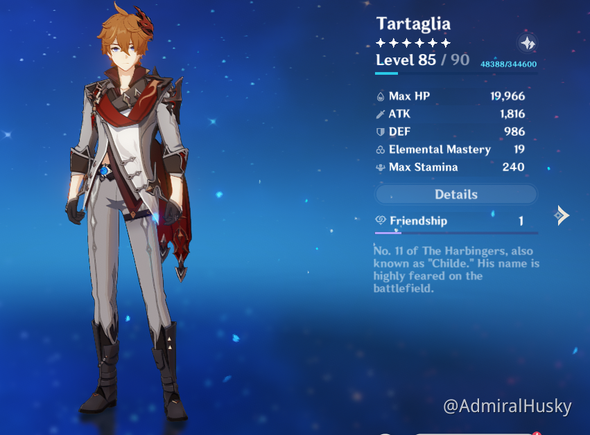 HELP! Skyward Harp R1 or Rust R3 for my (MAIN DPS build) Tartaglia ...