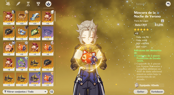 [Guía V1.4] Como buildear a tu ALBEDO, best personaje support Geo de ...