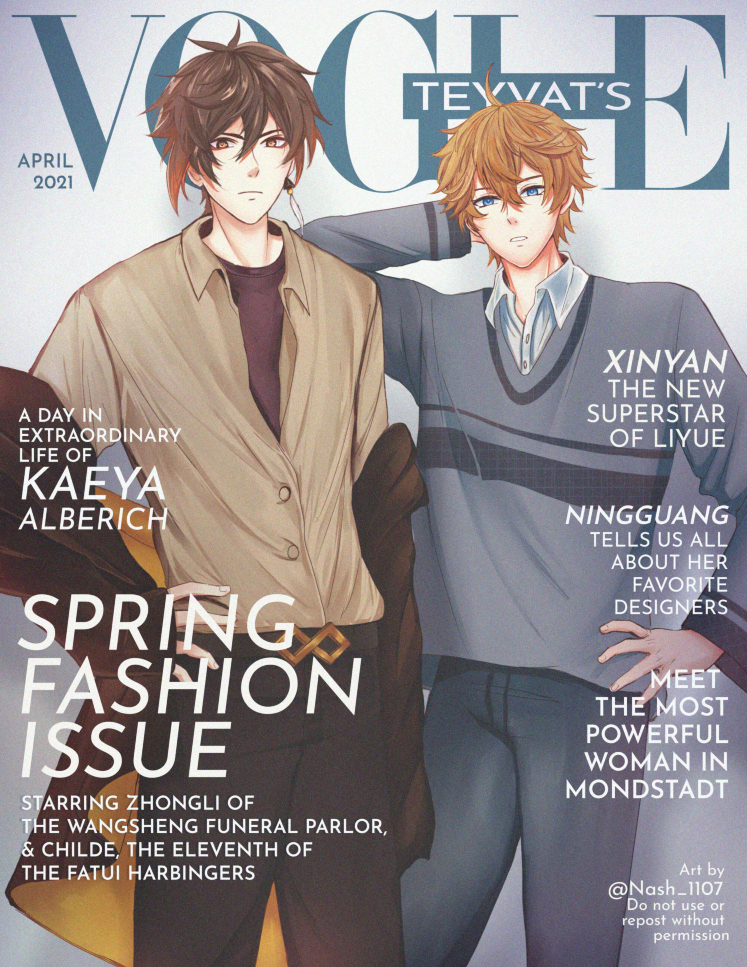 Magazine Cover Genshin Impact | HoYoLAB