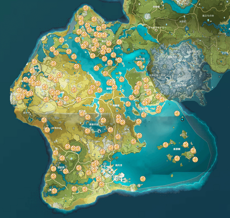 All Geoculus Locations On Genshin Impact Interactive Map