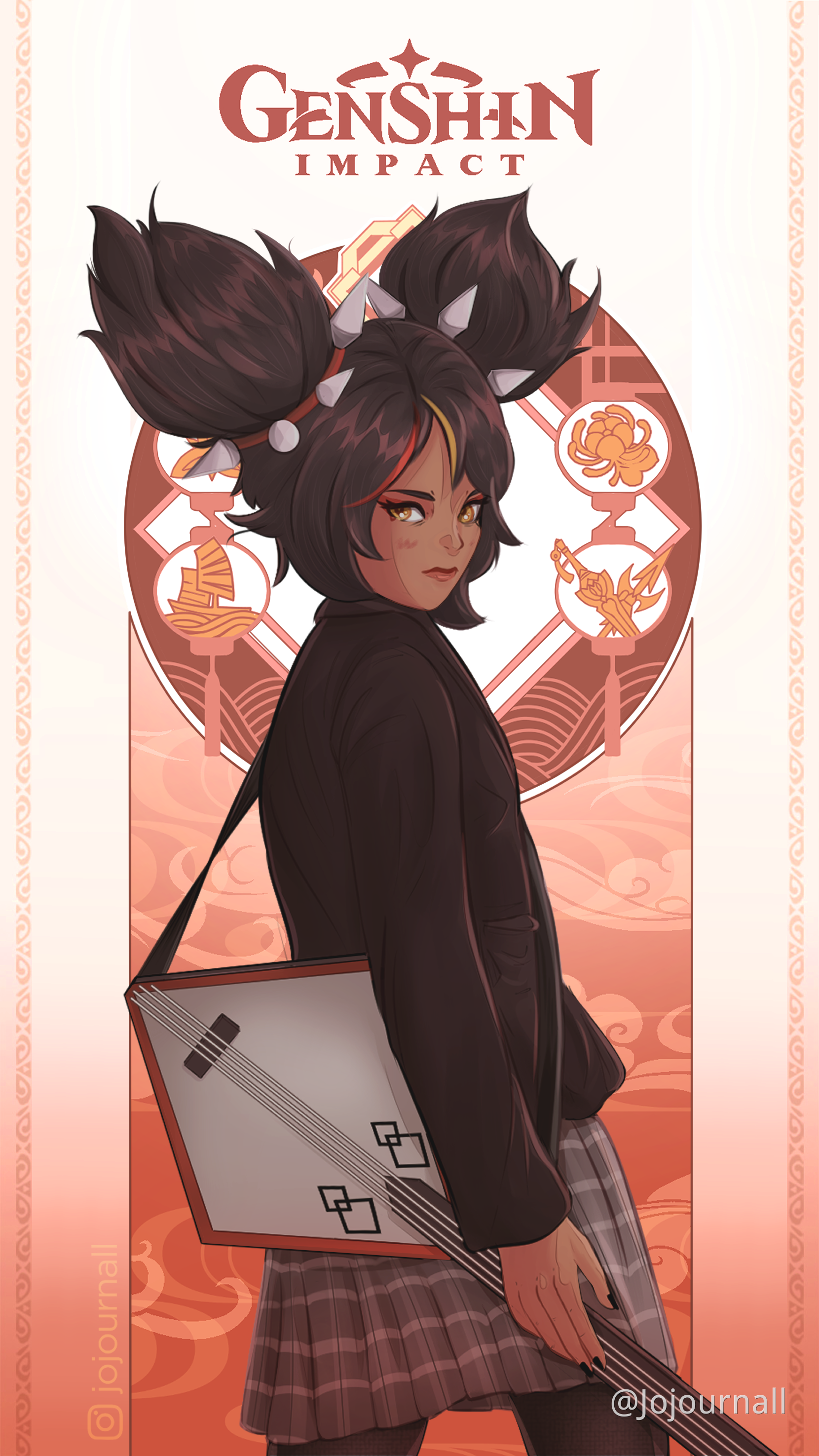 Modern Xinyan - Card Art! Genshin Impact | HoYoLAB