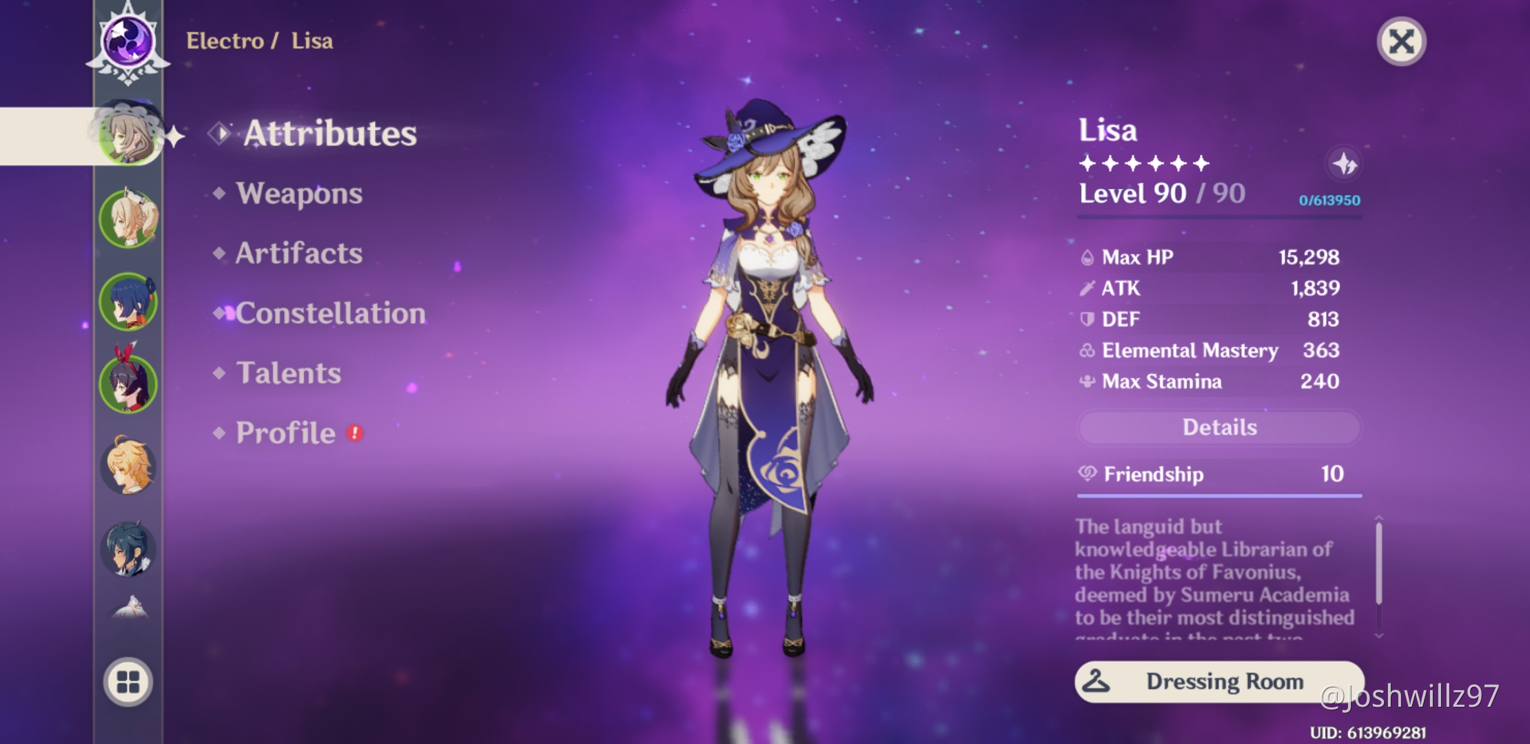 My Lisa Build. Genshin Impact | HoYoLAB