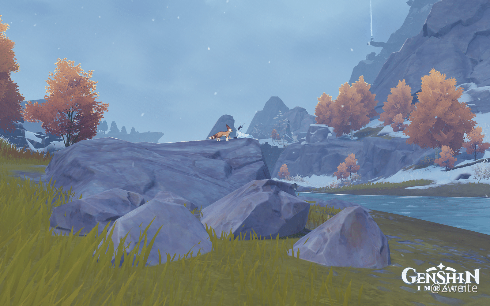 Foxes being cute Genshin Impact | HoYoLAB