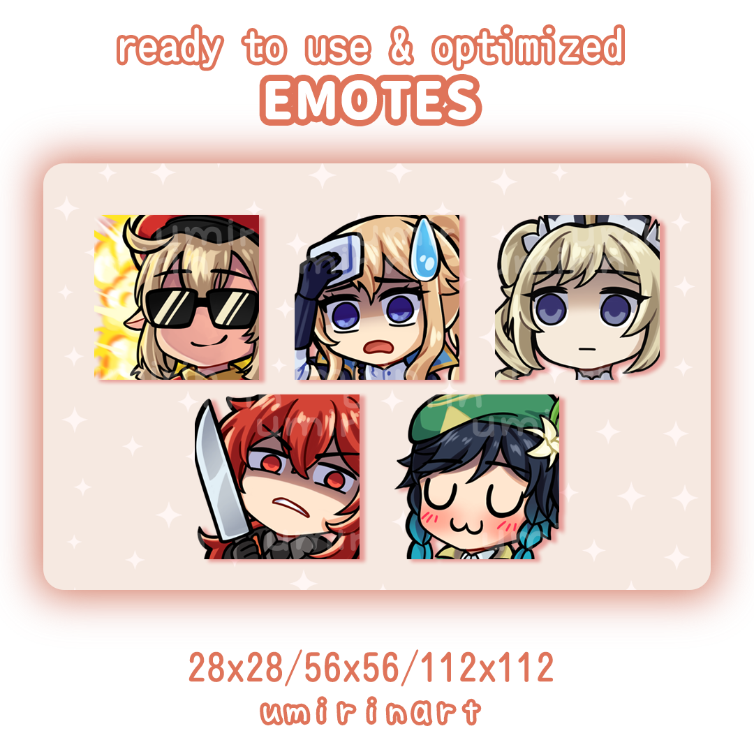 More emotes~ Genshin Impact | HoYoLAB
