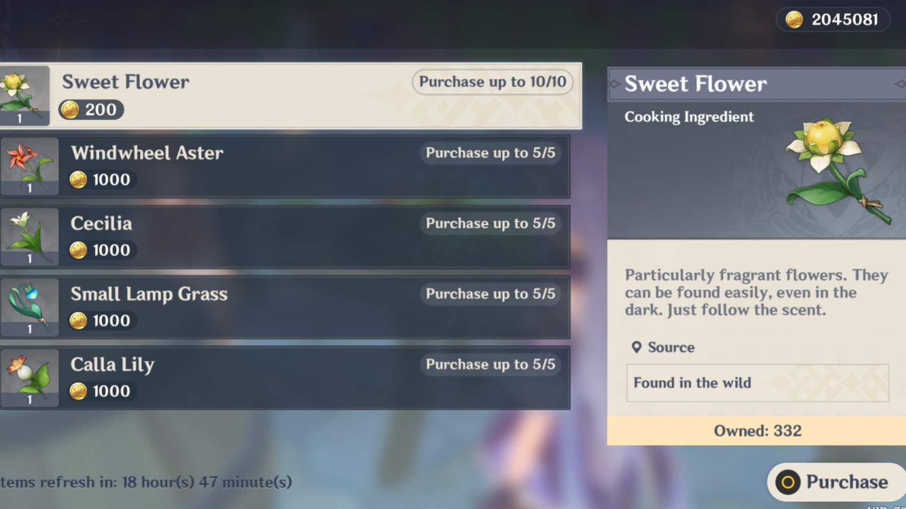 Apples and Sweet Flowers locations Genshin Impact | HoYoLAB