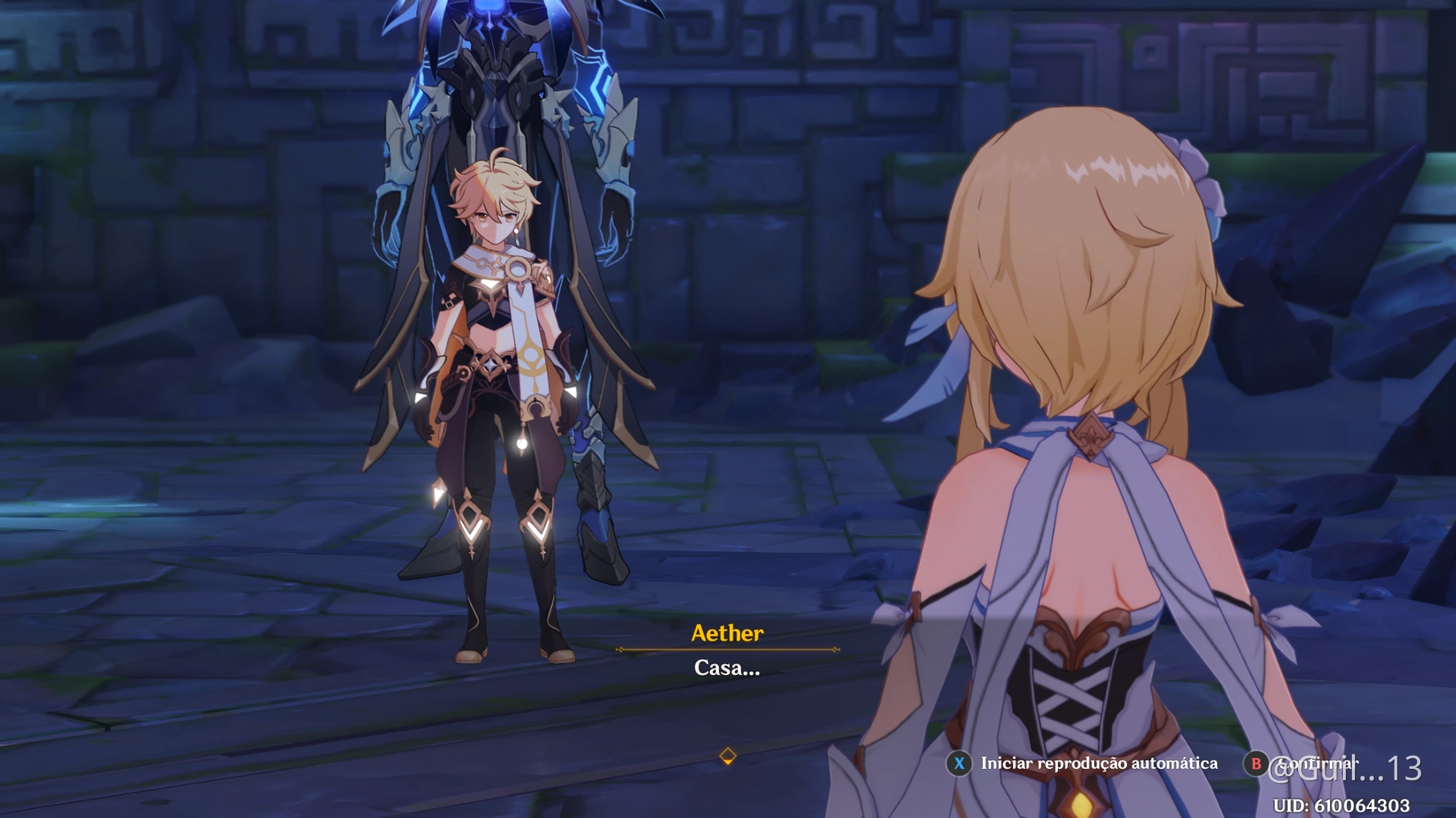 Lumine e Aether... O encontro enfim aconteceu... Genshin Impact | HoYoLAB