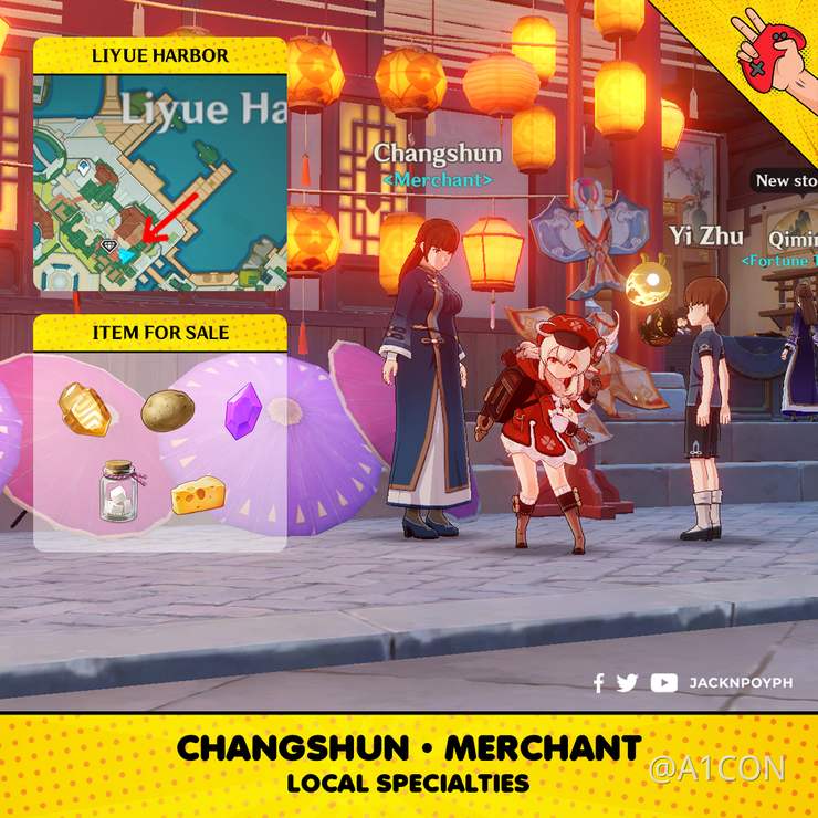 All Shop Locations | Genshin Impact | HoYoLAB